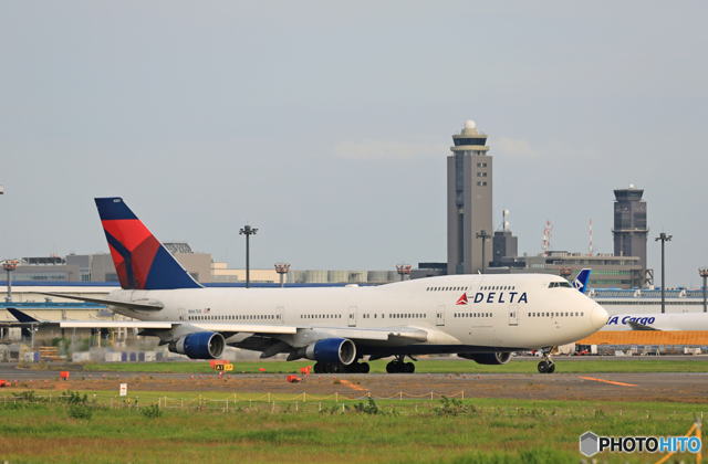「はれー」 DELTA 747-400 N667US 離陸 です by x191300cc-2 （ID：7445248） - 写真共有サイト:PHOTOHITO