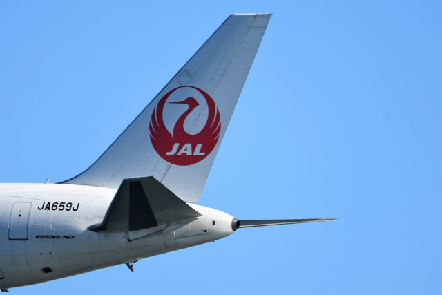 JAL B6 Tail RWY34L by 井上梅安 （ID：8342533） - 写真共有サイト:PHOTOHITO