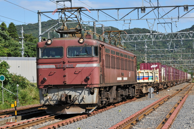 貨物列車 EF81－406 by としたろう （ID：2053489） - 写真共有サイト:PHOTOHITO