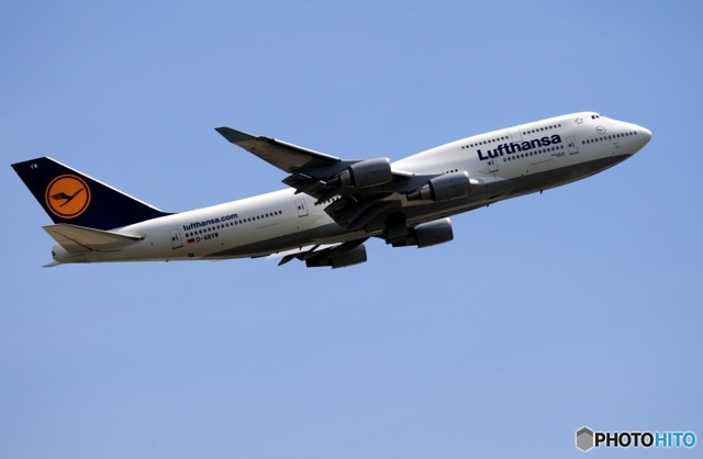 Lufthansa 747-430 離陸 by x191300cc （ID：4642989） - 写真共有サイト:PHOTOHITO