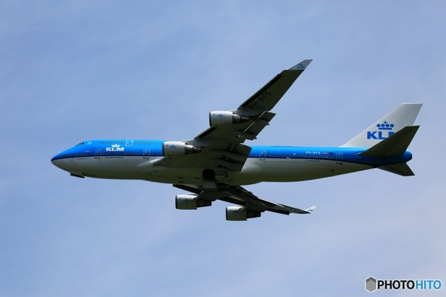 KLM 747-406 出発 by x191300cc （ID：4960956） - 写真共有サイト:PHOTOHITO