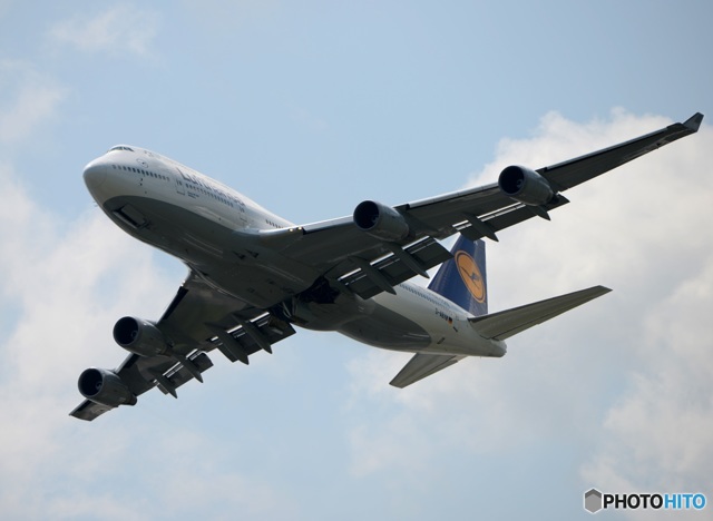 Lufthansa 747-430 じゃんぼな出発 by x191300cc （ID：4605839） - 写真共有サイト:PHOTOHITO