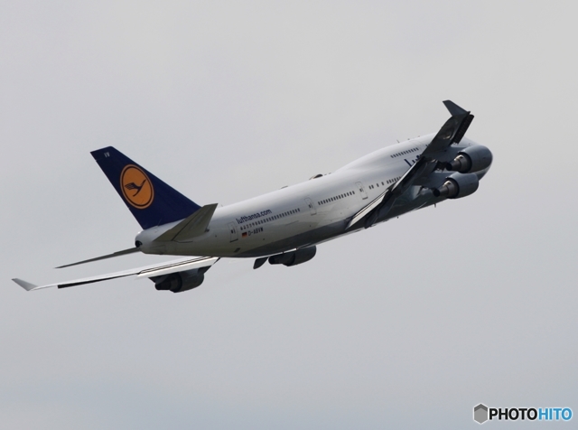 Lufthansa 747-430 出発 by x191300cc （ID：4657543） - 写真共有サイト:PHOTOHITO