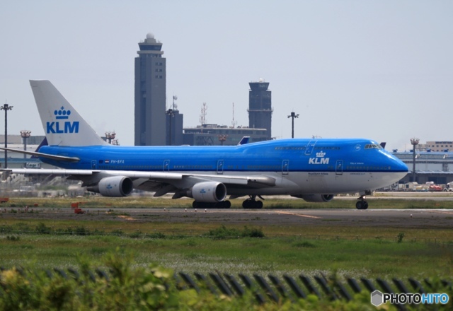 KLM 747-400 出発 by x191300cc （ID：4671196） - 写真共有サイト:PHOTOHITO
