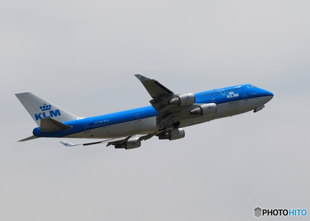 KLM 747-400 出発 by x191300cc （ID：4657549） - 写真共有サイト:PHOTOHITO