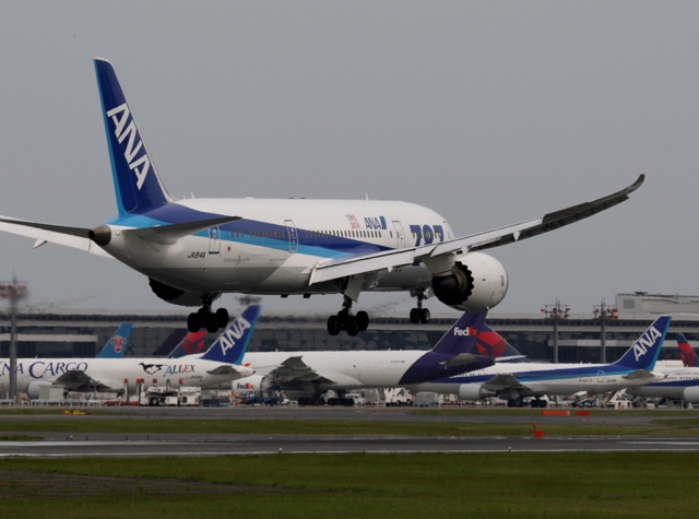 着陸 ANA 787-8 by x191300cc （ID：4585533） - 写真共有サイト:PHOTOHITO
