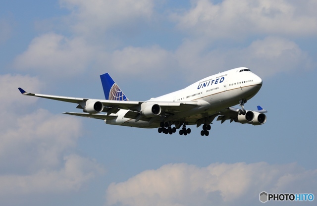 United 747-400 by x191300cc （ID：5277201） - 写真共有サイト:PHOTOHITO