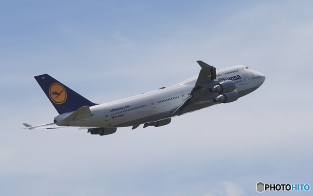 Lufthansa 747-400 出発 by x191300cc （ID：4794555） - 写真共有サイト:PHOTOHITO