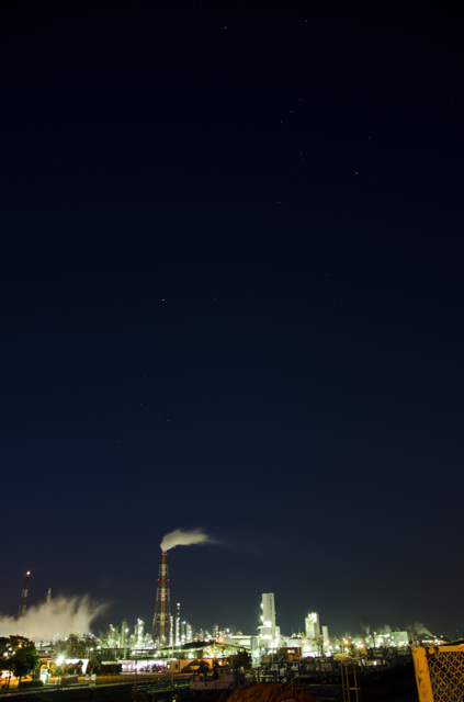 四日市の夜景 with ちょっと星空 by cabernet （ID：3793049） - 写真共有サイト:PHOTOHITO