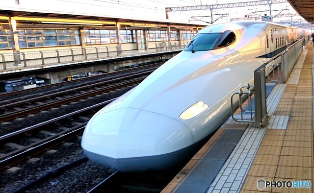 今朝のN700系 by だわさ （ID：11383875） - 写真共有サイト:PHOTOHITO